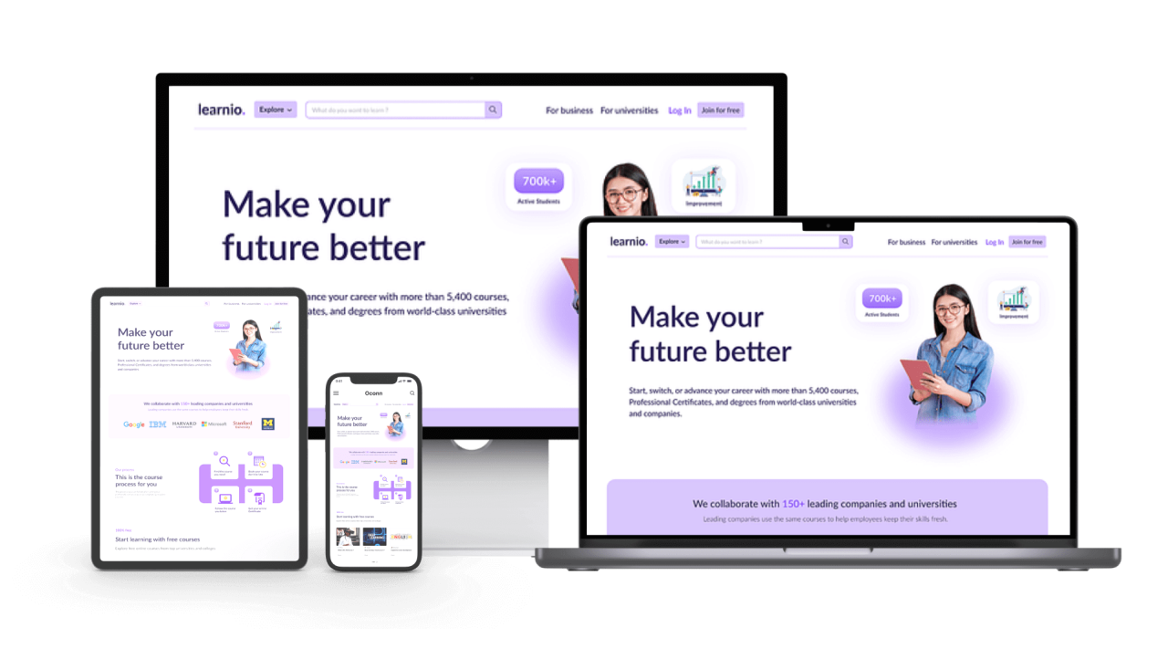 Thiết kế website học trực tuyến Elearning tốc độ cao, giá tốt